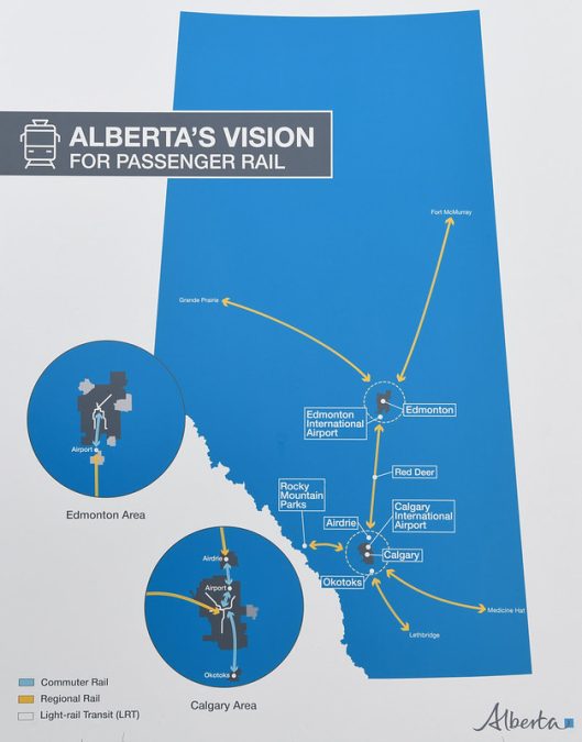 Alberta Announces Passenger Rail Master Plan – Transport Action Canada